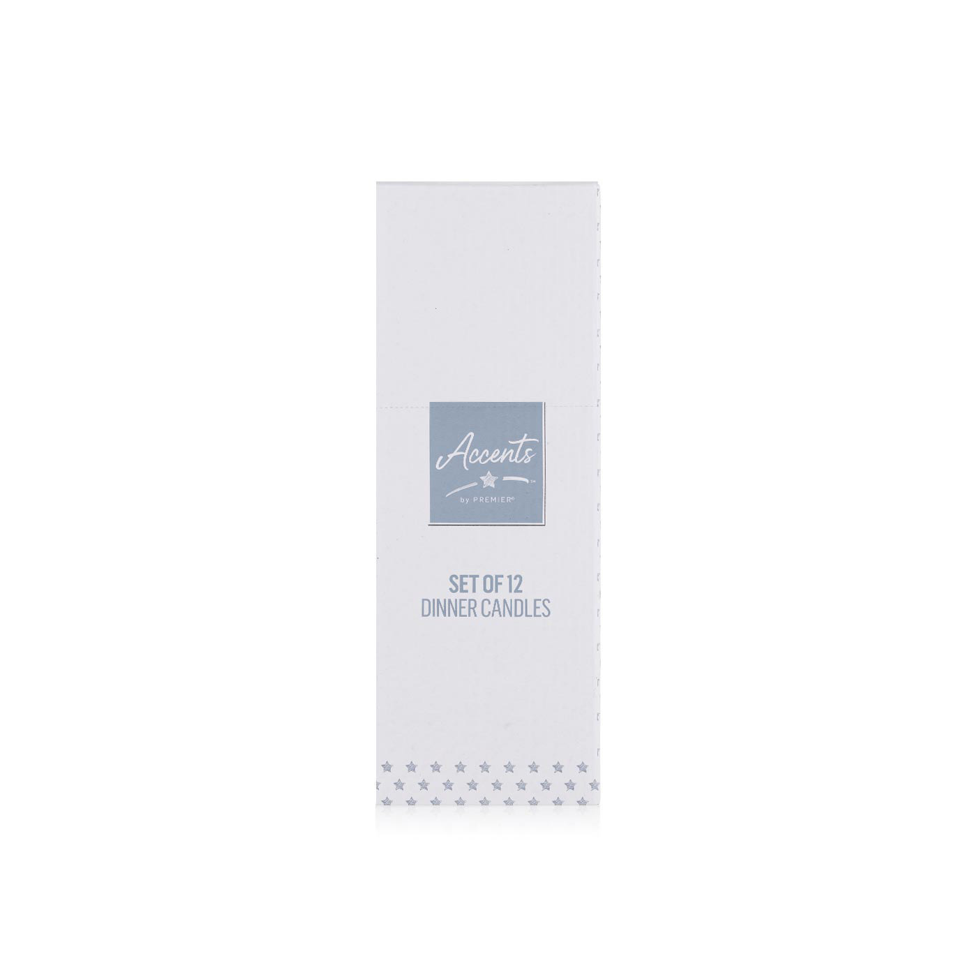 Premier 12 silver dinner candles 25cm - Waitrose UAE & Partners