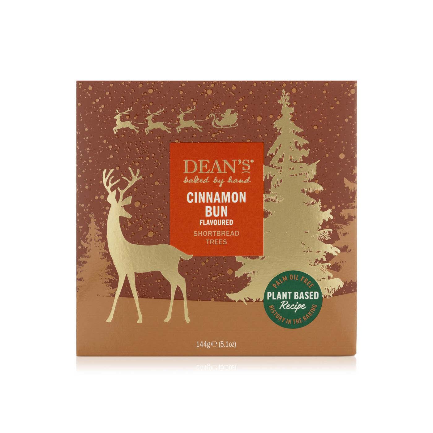Dean's cinnamon bun shortbread trees 144g - Waitrose UAE & Partners