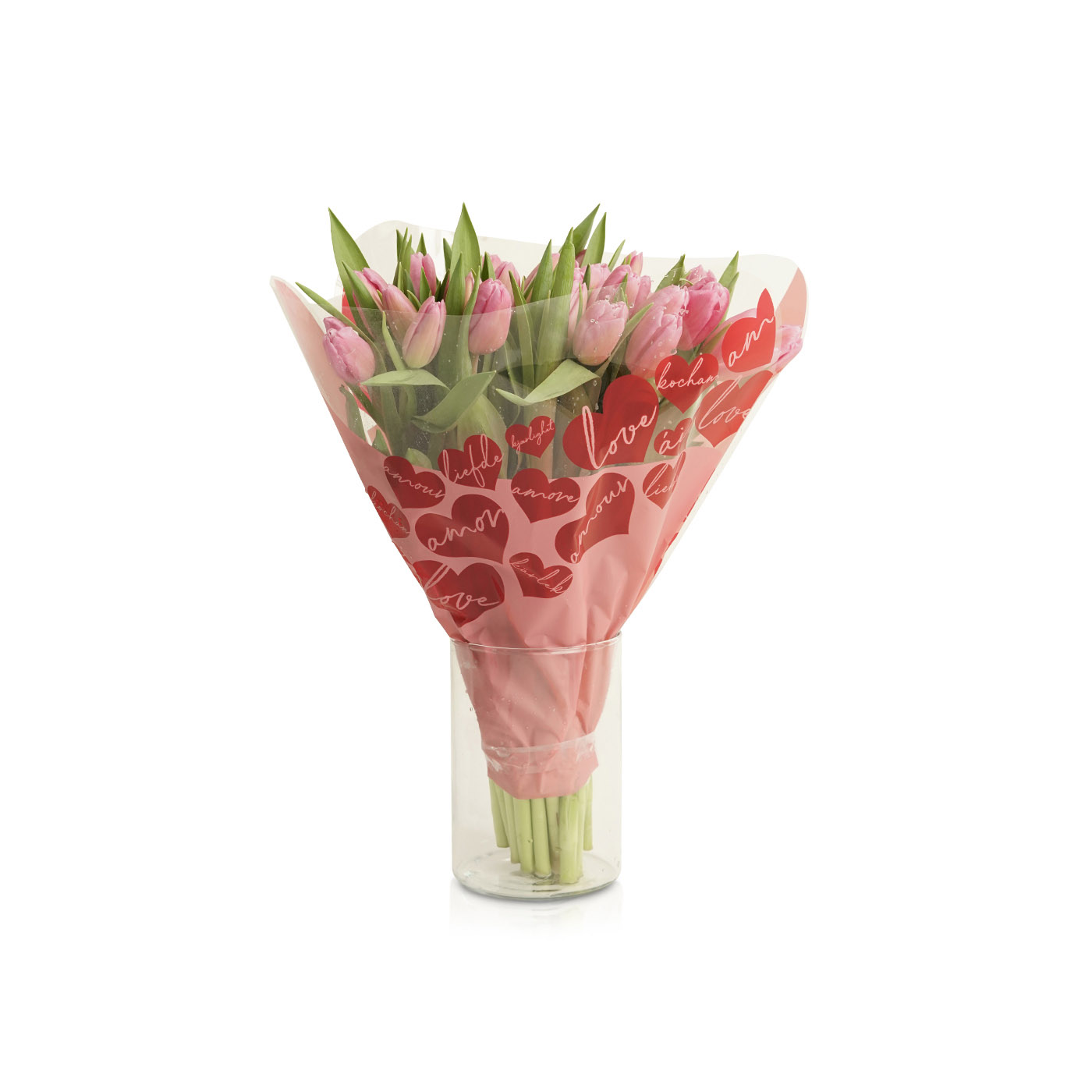 Valentine's Day Pink Tulips Bouquet - Waitrose UAE & Partners