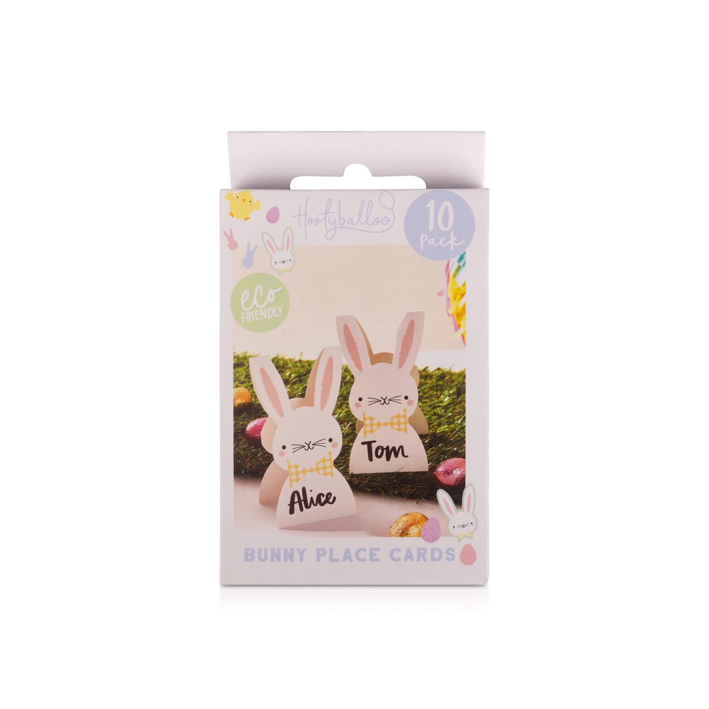Hootyballoo Easter bunny place cards 10 pack - Waitrose UAE & Partners