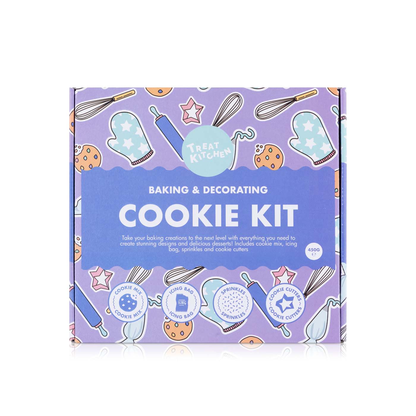 The Treat Kitchen Baking and Decorating Letterbox Cookie Making Kit ...