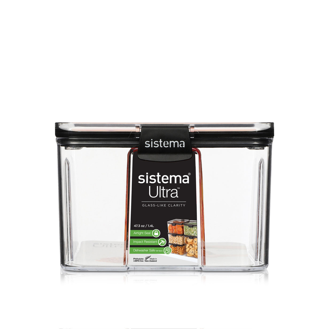 Sistema tritan large ultra square container 1.4l - Waitrose UAE & Partners