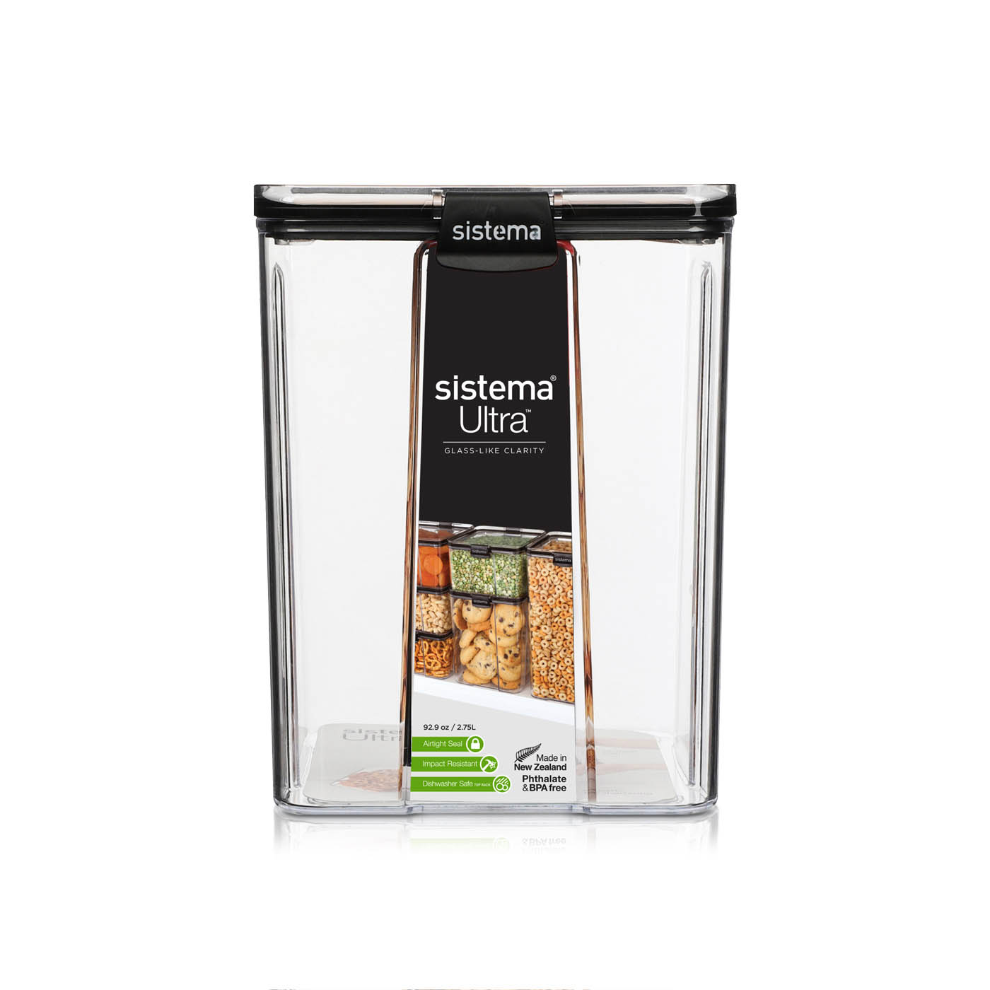 Sistema tritan large ultra square container 2.75l - Waitrose UAE & Partners