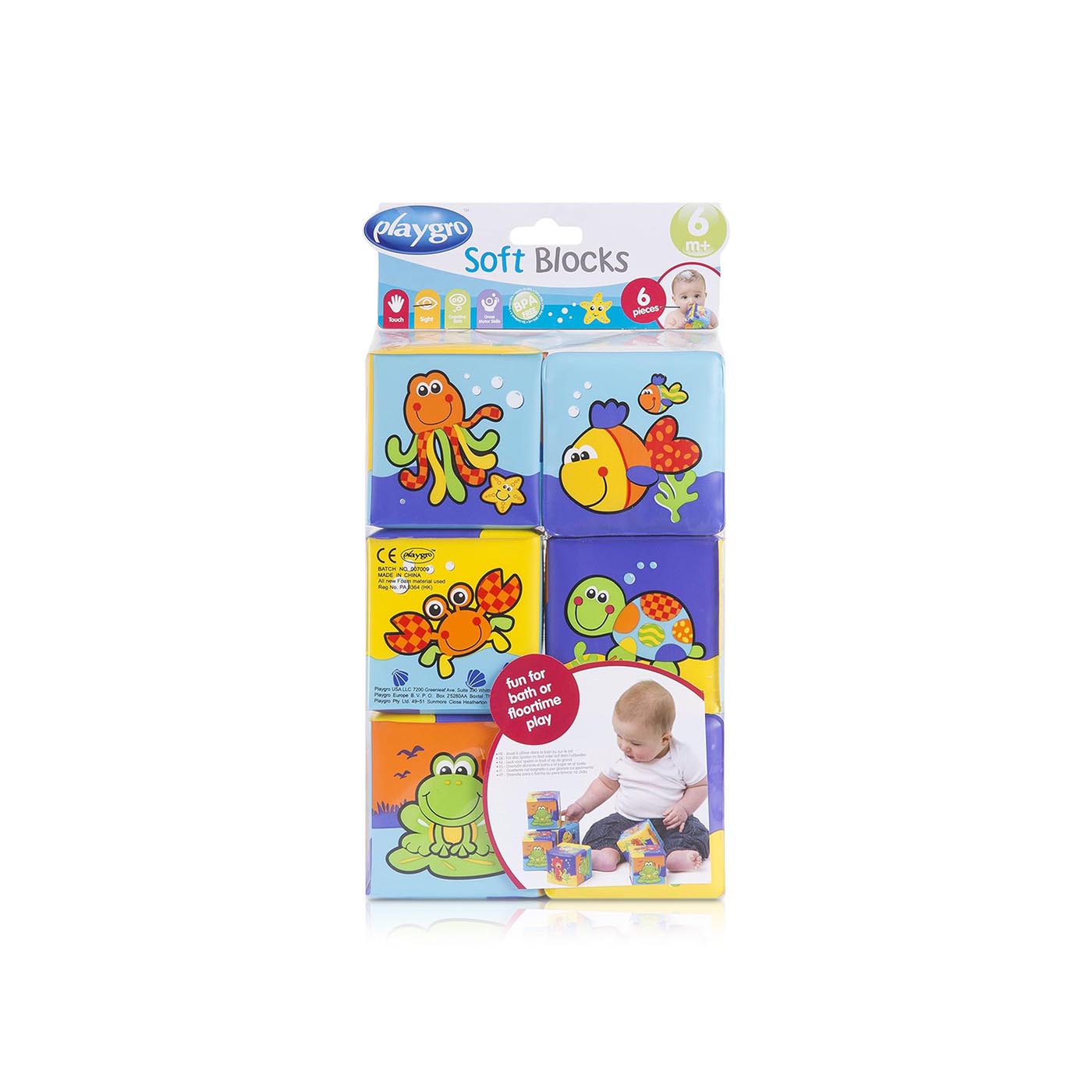 Playgro My First Soft Blocks - Waitrose UAE & Partners