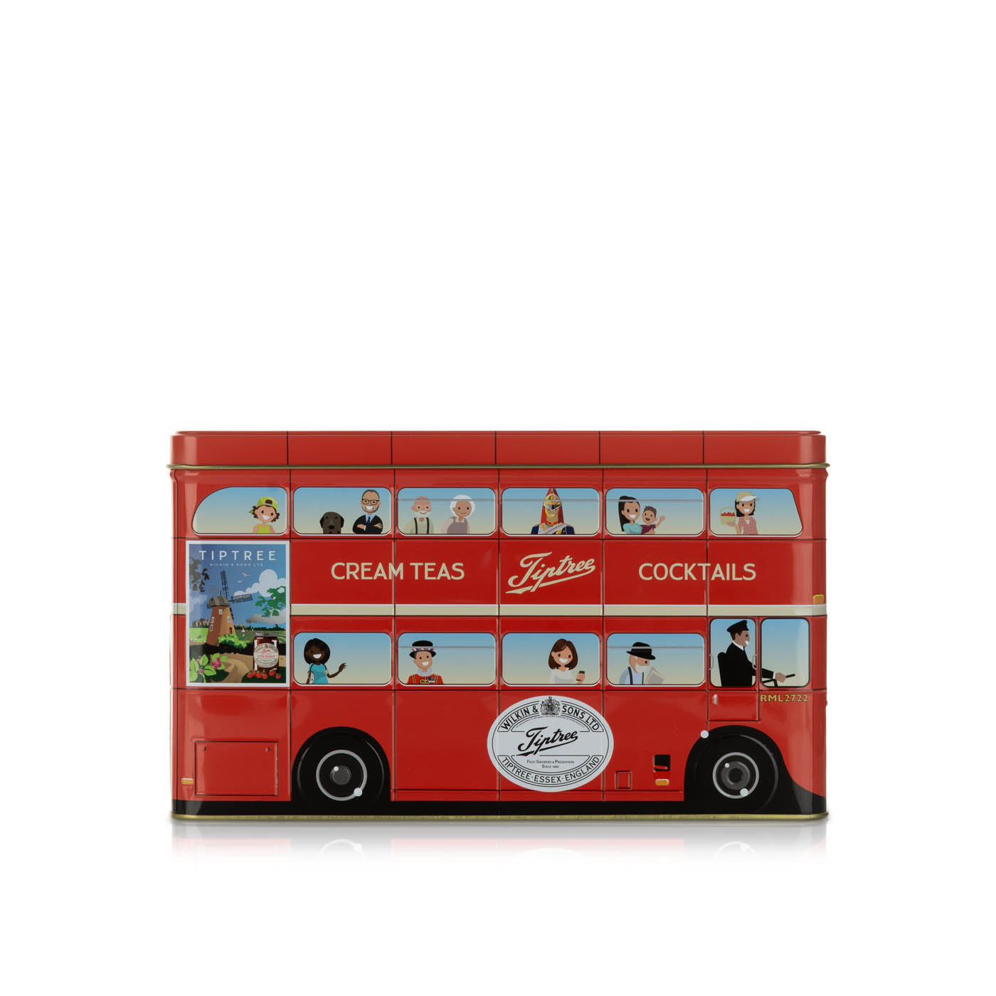 Tiptree Double Decker Bus Tin 425g