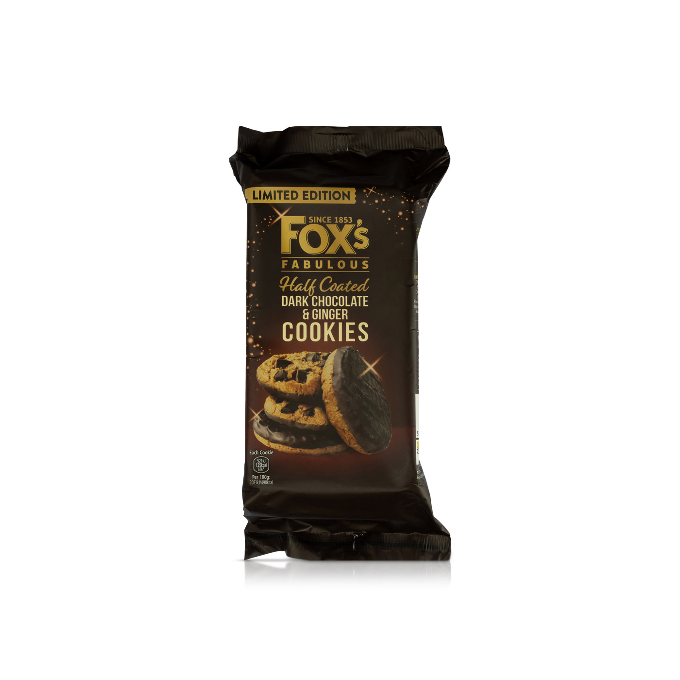 Fox's Dark Chocolate & Ginger Cookies 175g