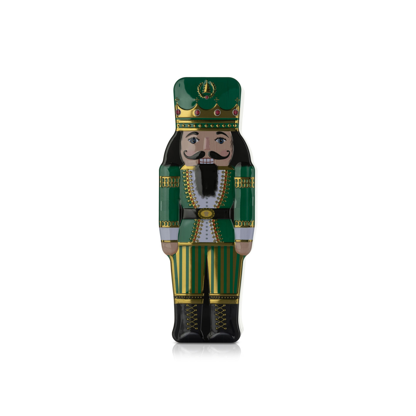 BRAM Green Nutcracker Biscuit Tin 200g