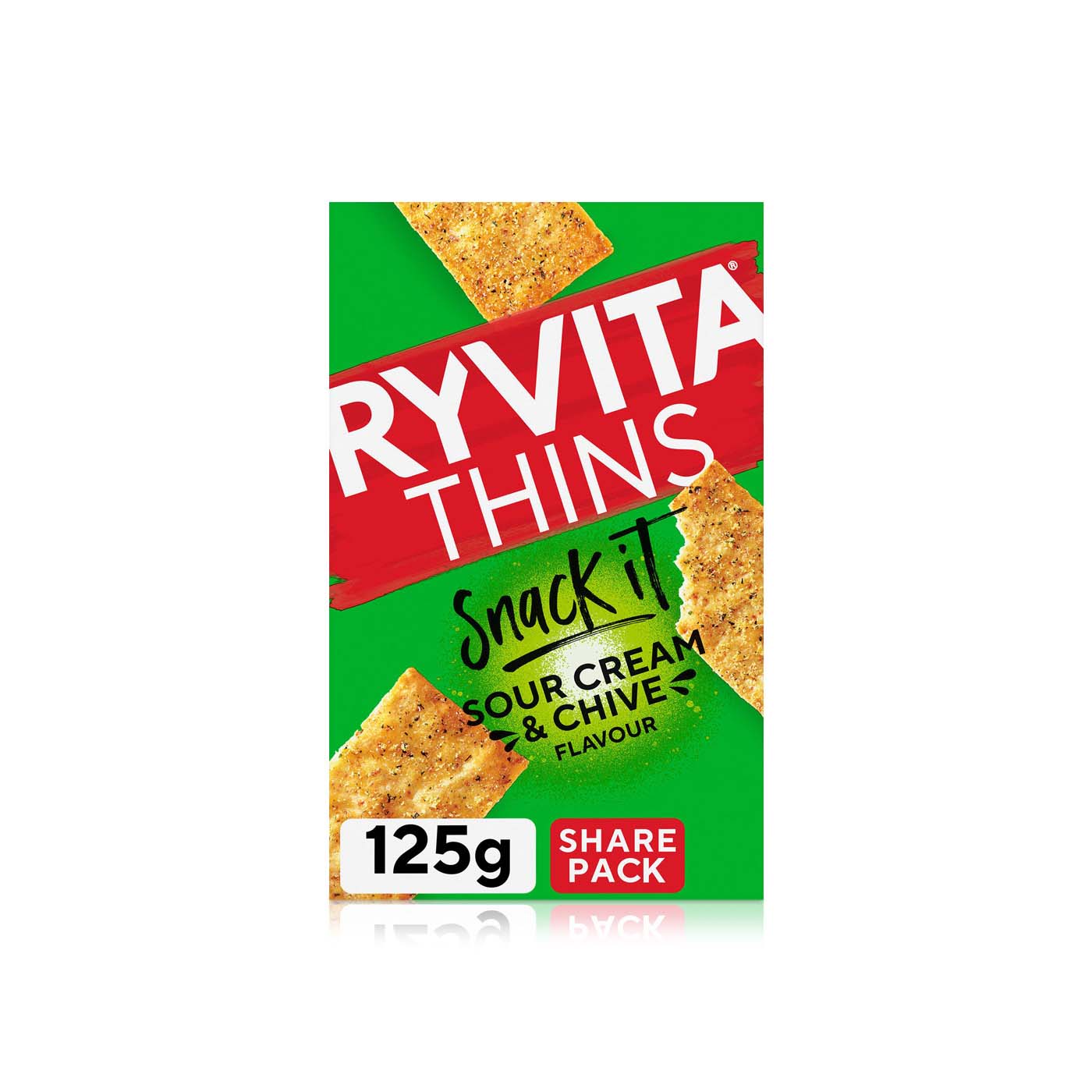 Ryvita Thins Sour Cream & Chive 125g