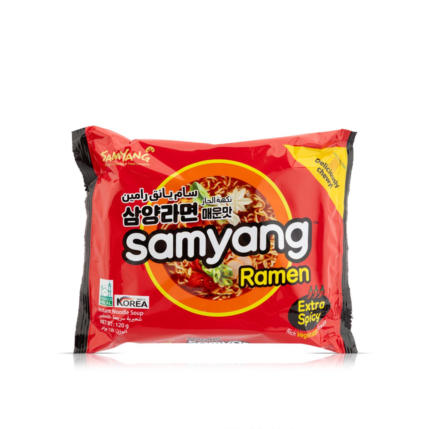 Samyang Spicy Ramen Instant Noodles 120g - Waitrose UAE & Partners