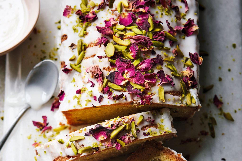 Rose & pistachio cake recipe - Waitrose UAE & Partners