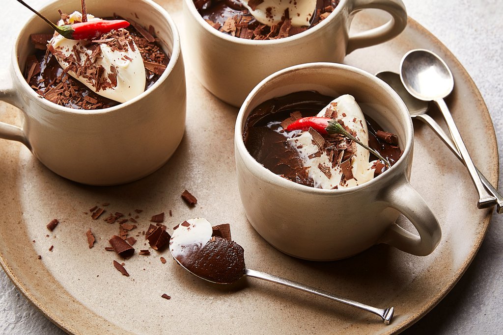 Spiced chocolate pots recipe - Waitrose UAE & Partners
